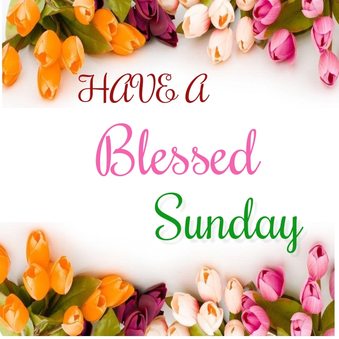 Plantilla de Sunday | PosterMyWall