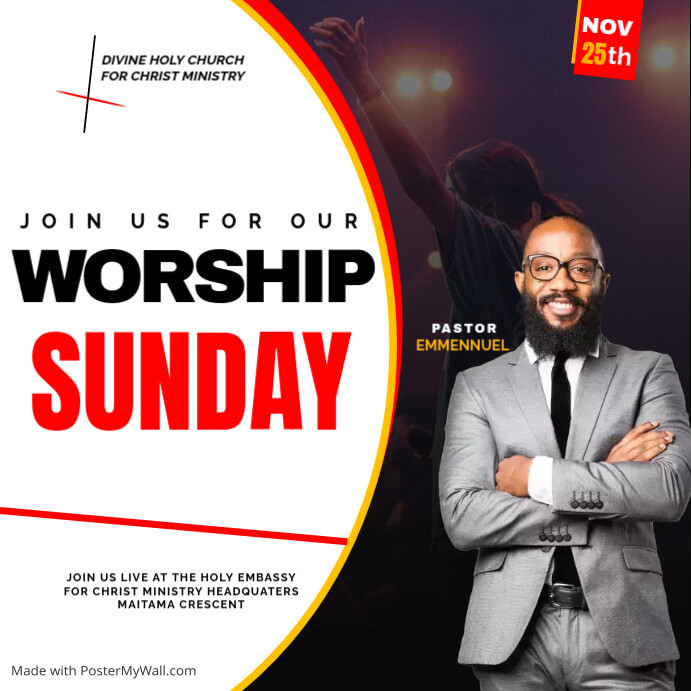 Copy of sunday | PosterMyWall
