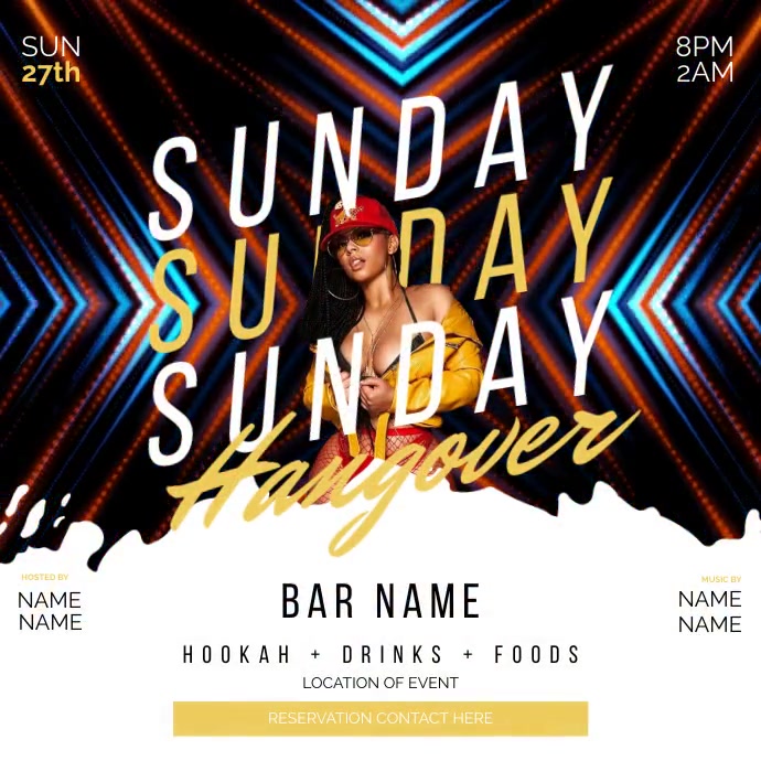 Copy of sunday | PosterMyWall