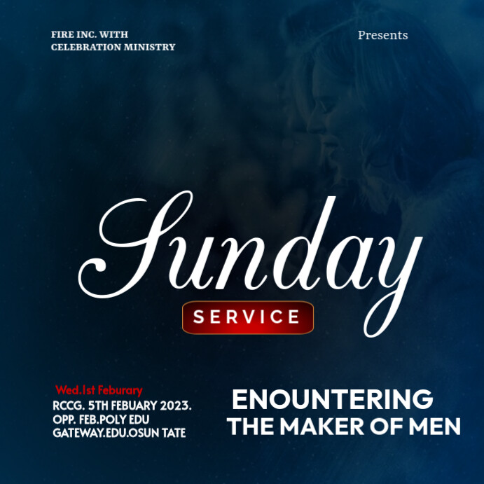 sunday Template | PosterMyWall