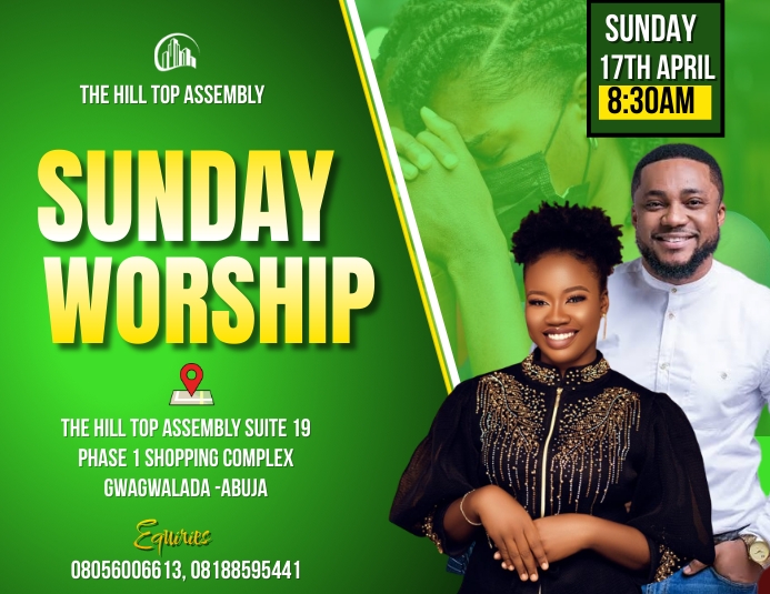 Sunday Template | PosterMyWall