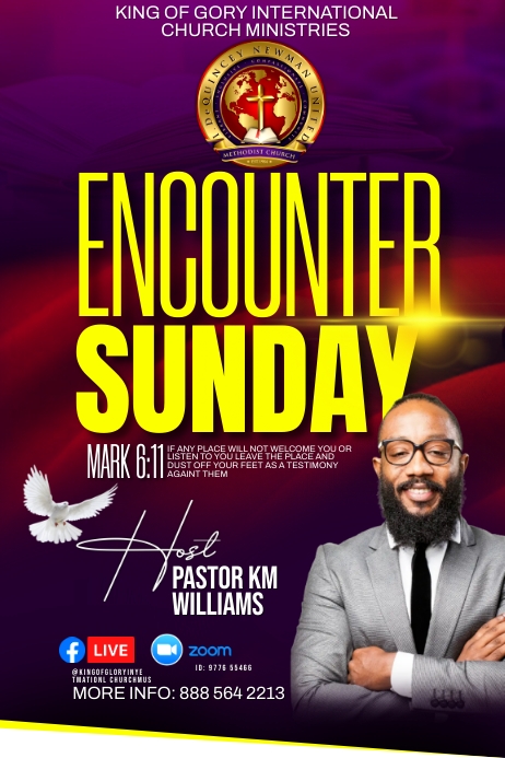 sunday encounter Template | PosterMyWall