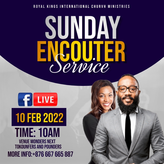 sunday encouter Template | PosterMyWall