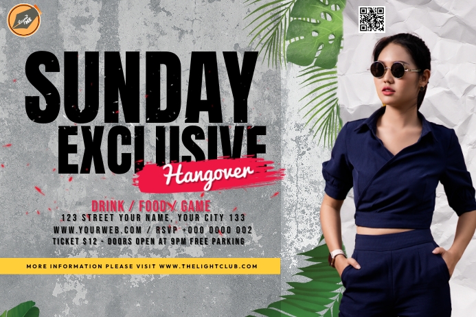 Copy of Sunday Exclusive Party | PosterMyWall