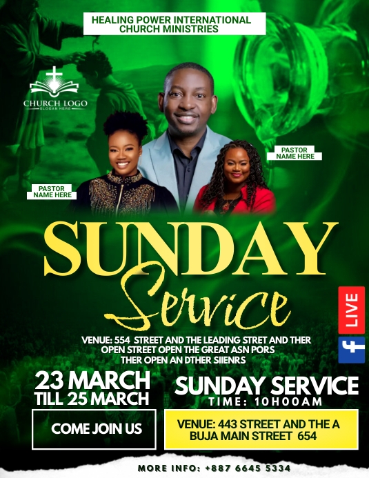 Copy of sunday flyer | PosterMyWall