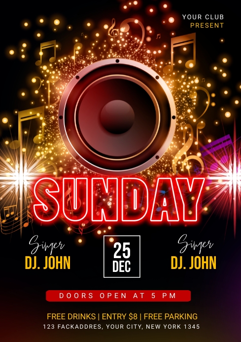 Sunday Flyer Template | PosterMyWall
