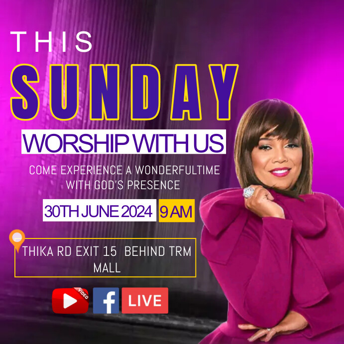 Plantilla de sunday flyer | PosterMyWall