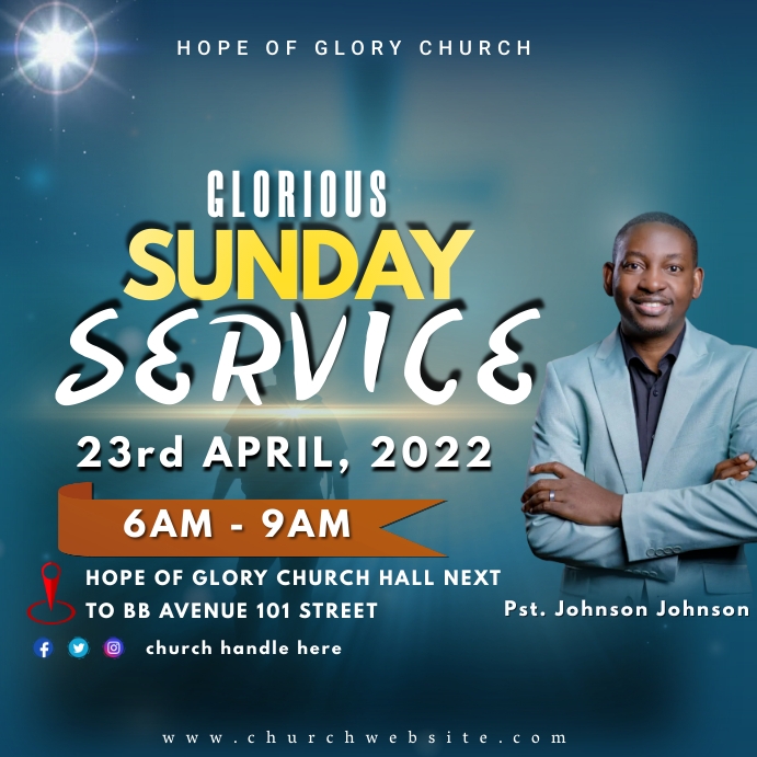 sunday flyer template (1) | PosterMyWall