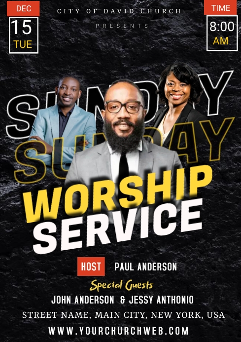 sunday flyer template (1) | PosterMyWall