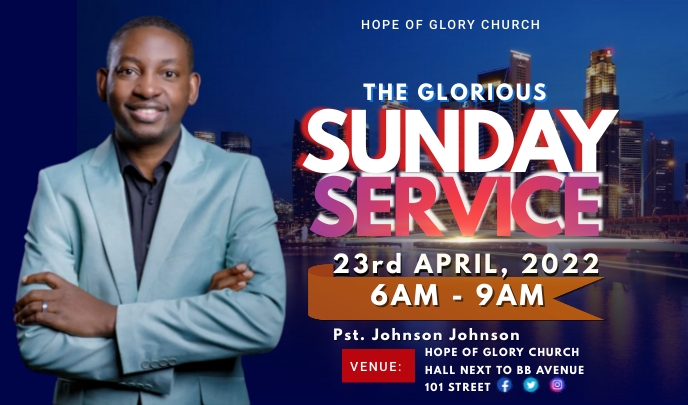 sunday flyer template (1) | PosterMyWall