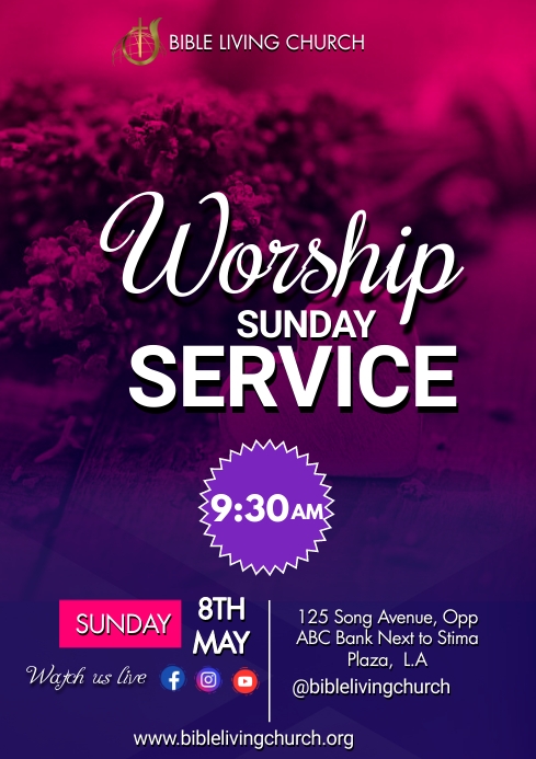 sunday flyer template (29) | PosterMyWall