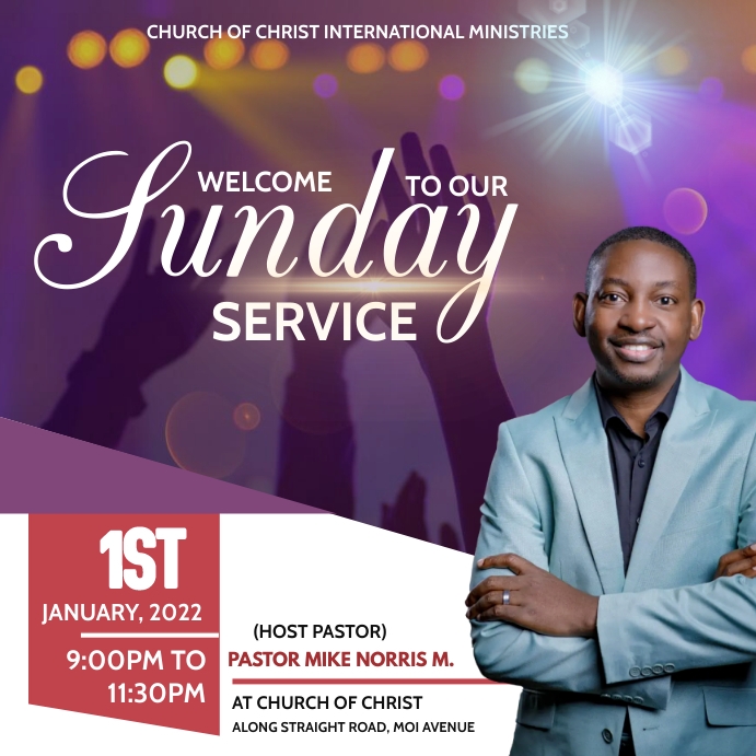 sunday flyer template (3) | PosterMyWall