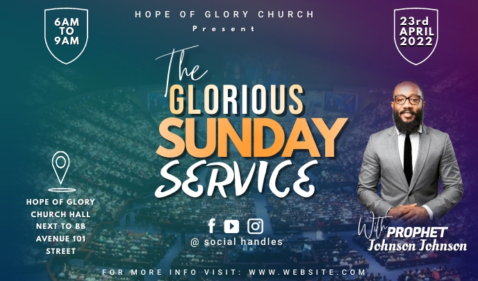 sunday flyer template (30) | PosterMyWall