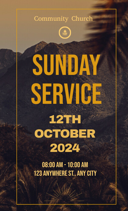 sunday flyer template | PosterMyWall
