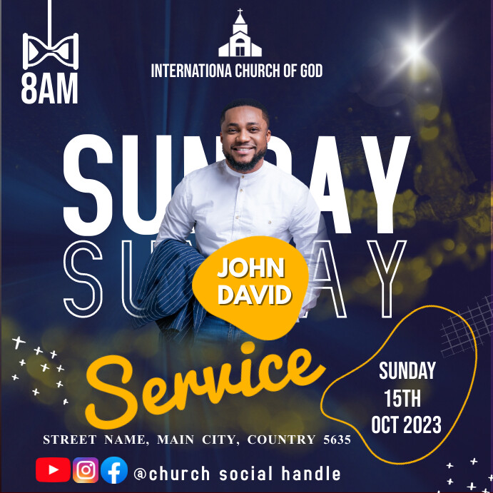 sunday flyer template | PosterMyWall