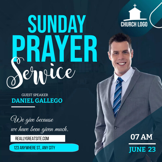 sunday flyer template | PosterMyWall