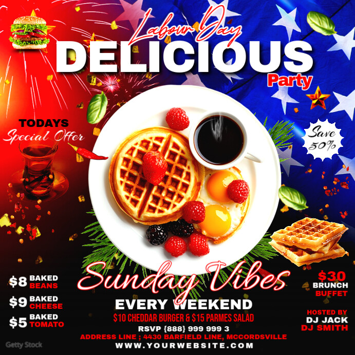 Sunday Food Flyer Template | PosterMyWall