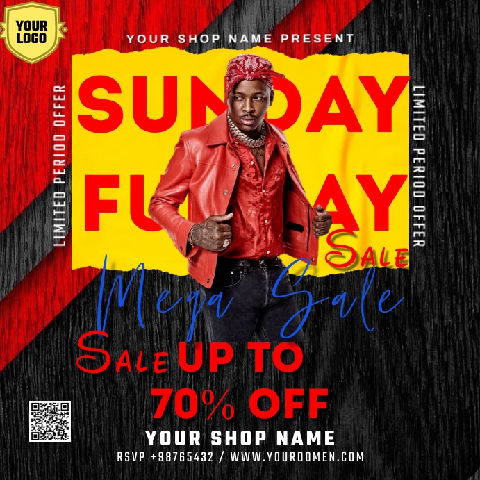 Sunday funday sale Template | PosterMyWall