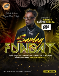 Sunday Funday Template | PosterMyWall