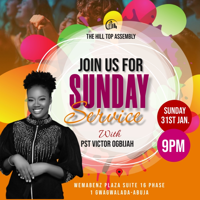 Sunday impartation service Template | PosterMyWall