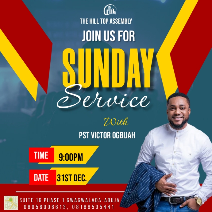 Sunday impartation service Template | PosterMyWall