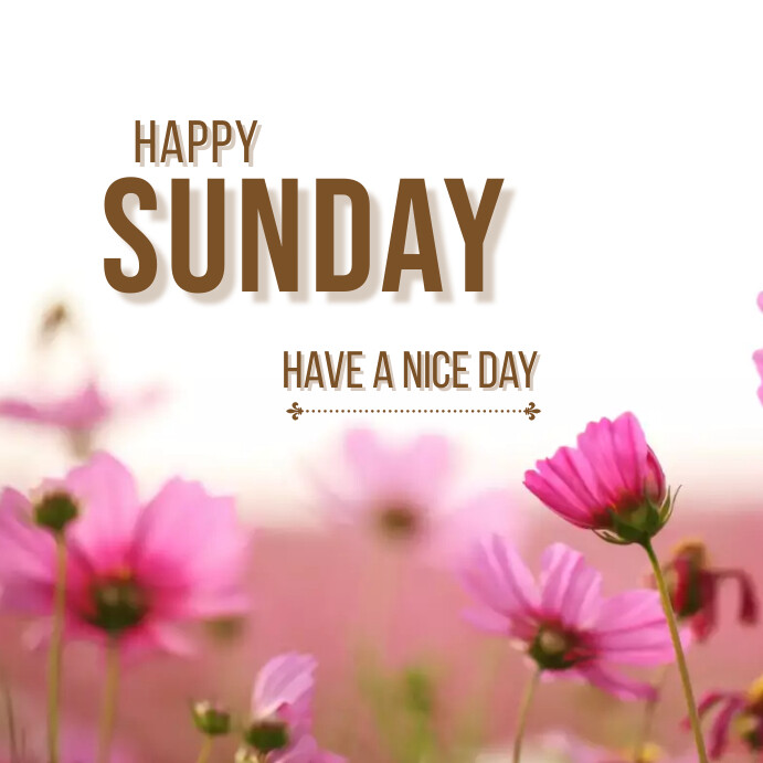 Sunday Instagram post 2024 Template | PosterMyWall