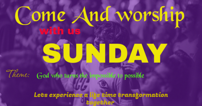 Szablon Sunday invitation poster | PosterMyWall
