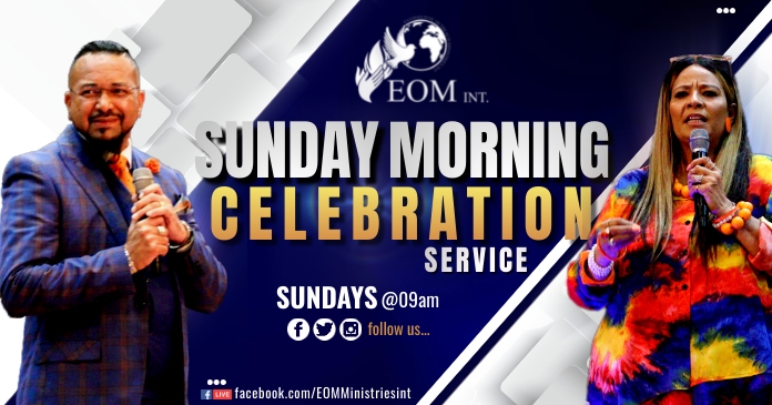 Sunday Morning Celebration Service Template | PosterMyWall