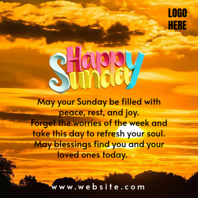 Sunday morning Template | PosterMyWall