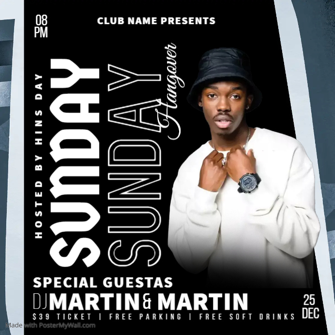 Sunday Music Template | PosterMyWall