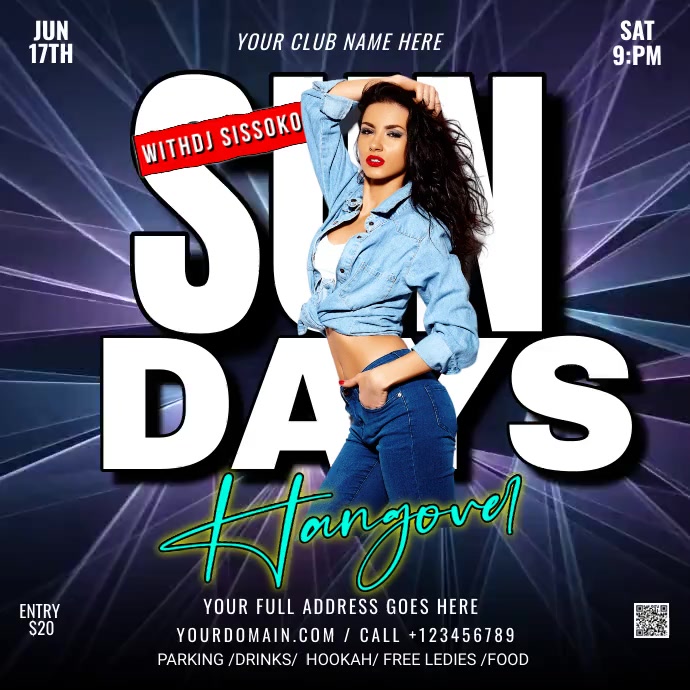 SUNDAY night (1) Template | PosterMyWall