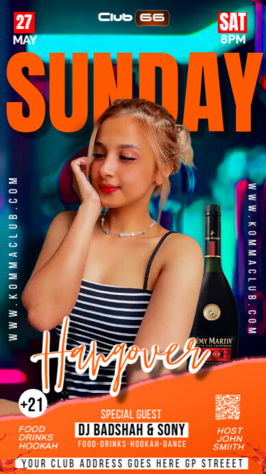 Copy of sunday night Club Party | PosterMyWall