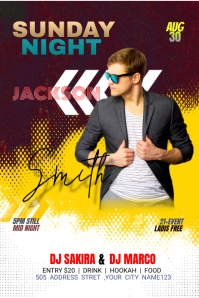 Sunday Party Template | PosterMyWall