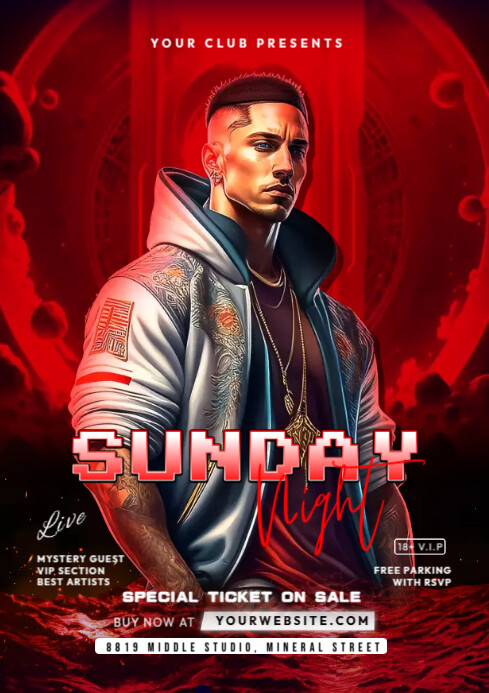 Sunday Night Template | PosterMyWall