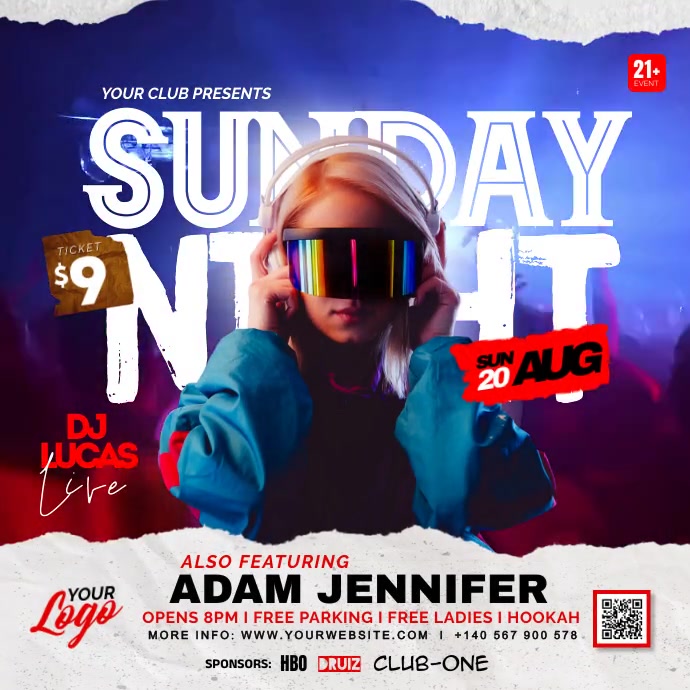 sunday night Template | PosterMyWall