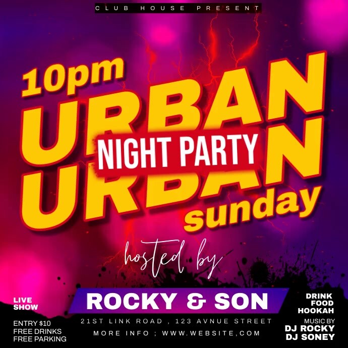 sunday night Template | PosterMyWall