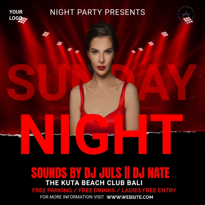 Copy of Sunday Night | PosterMyWall