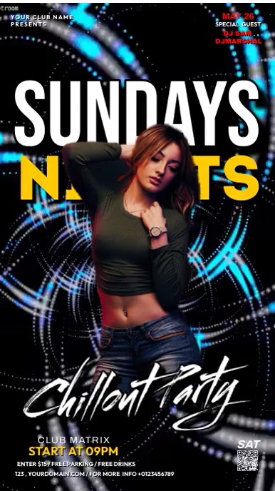 SUNDAY NIGHT Template | PosterMyWall