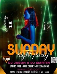 SUNDAY NIGHT Template | PosterMyWall