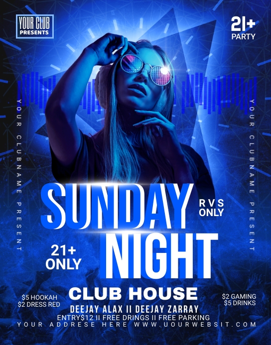 sunday night event Template | PosterMyWall