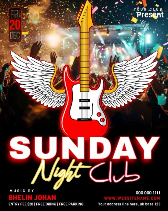 Sunday Night Flyer Template | PosterMyWall