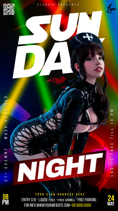 Copy of sunday night hangover party | PosterMyWall