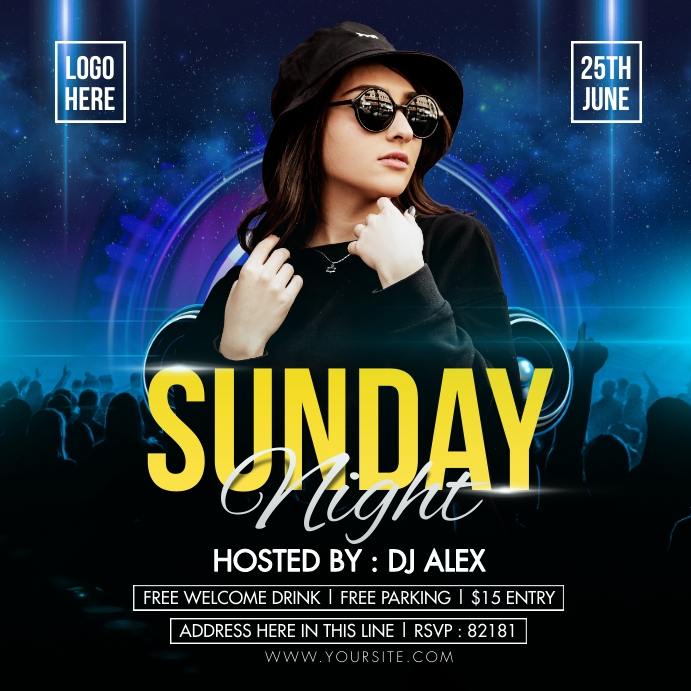 Sunday Night Instagram Template | PosterMyWall