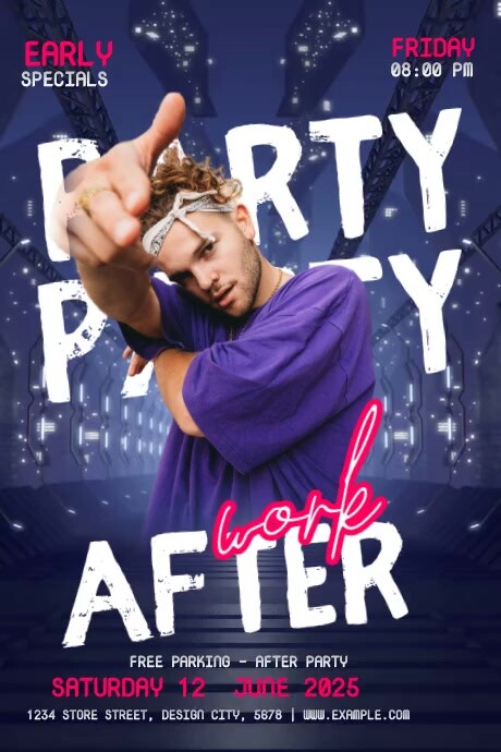 Sunday Night Party Template | PosterMyWall