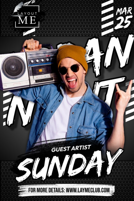 Sunday Night Party Template | PosterMyWall