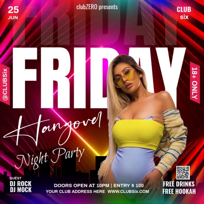 sunday night party Template | PosterMyWall