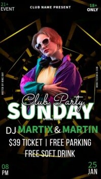 Vibes Sunday Party Template | PosterMyWall