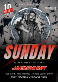 Sunday Party Poster Template | PosterMyWall