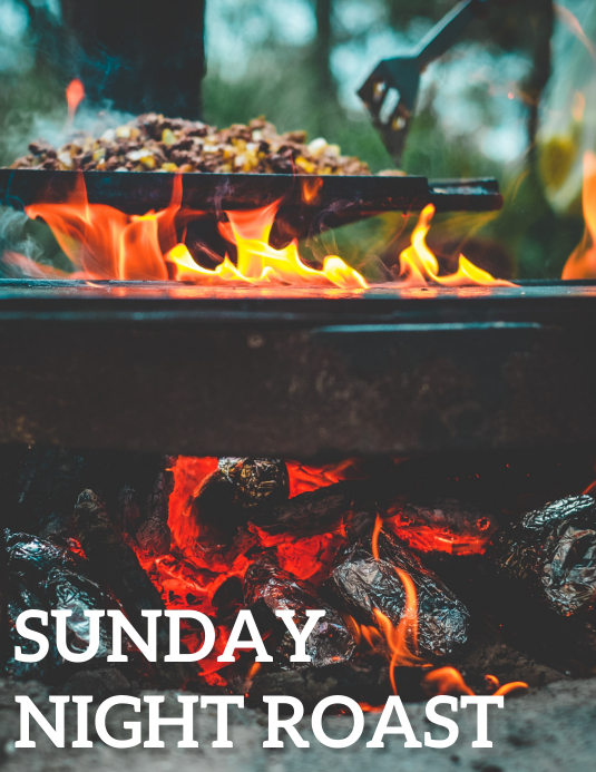 Sunday Night Roast Template | PosterMyWall