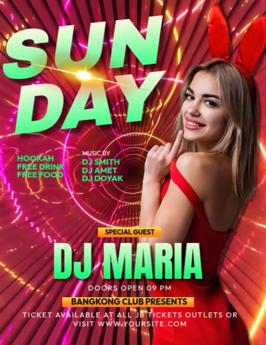 Plantilla de Sunday Night Video Ads | PosterMyWall